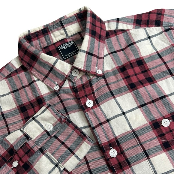 Todd Snyder | Shirts | Todd Snyder New York Mens Medium Plaid Long ...